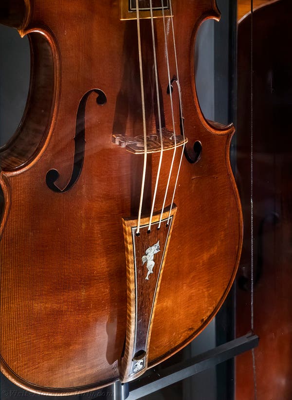 Stradivarius at the Accademia Gallery in Florence Italy