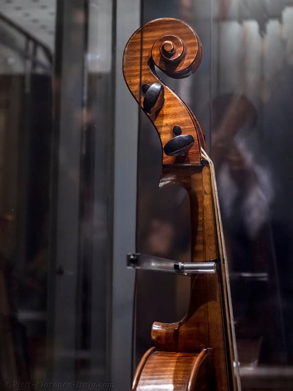Stradivarius at the Accademia Gallery in Florence Italy