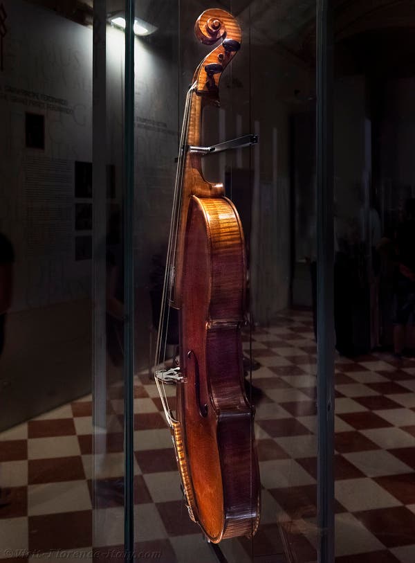 Stradivarius at the Accademia Gallery in Florence Italy