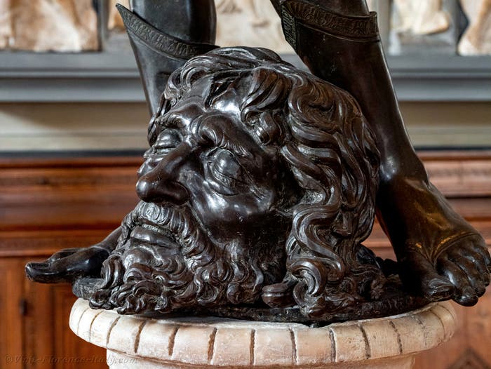 Andrea del Verrocchio David at Bargello Museum in Florence