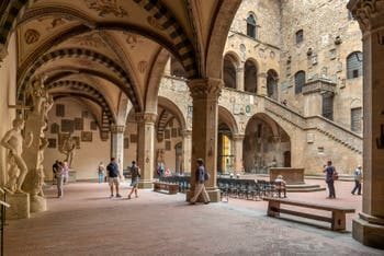 Bargello Palace and Museum in Florence in Italy