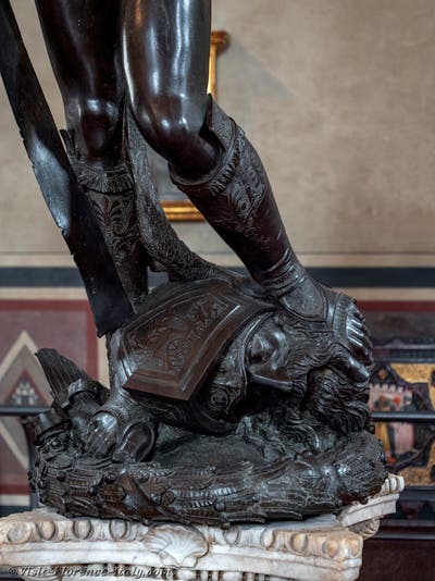 Donatello Bronze David Sculpture Bargello Museum Florence