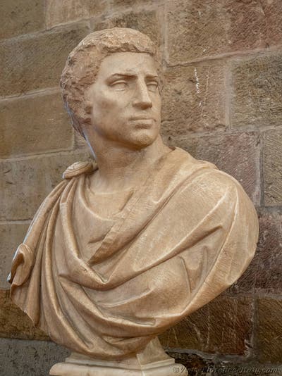 Michelangelo Sculptures Bargello Museum in Florence Italy