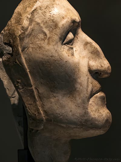 Dante Alighieri Death Mask Palazzo Vecchio Florence Italy