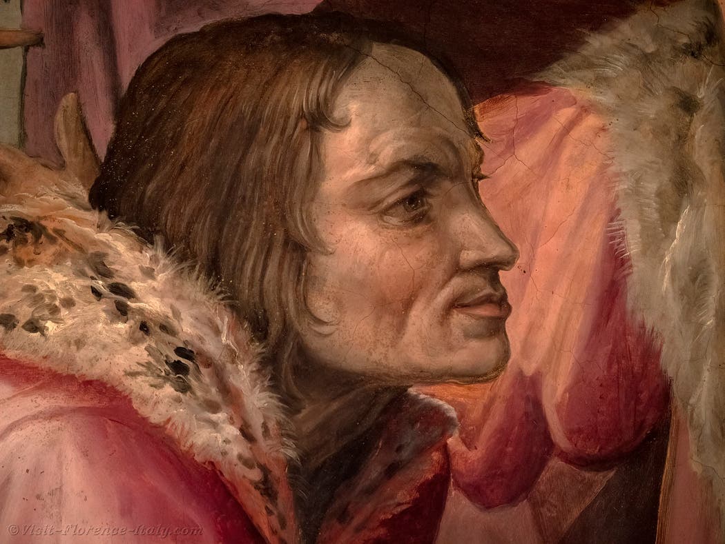 Vasari Lorenzo the Magnificent Room Palazzo Vecchio Florence