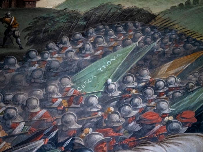 Palazzo Vecchio War of Siena Hall of Five Hundred Florence